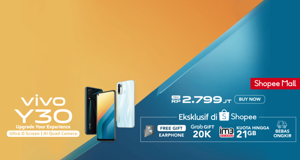 vivo Y30 Resmi Dirilis Secara Eksklusif di Shopee Hari Ini! - Inspirasi ...