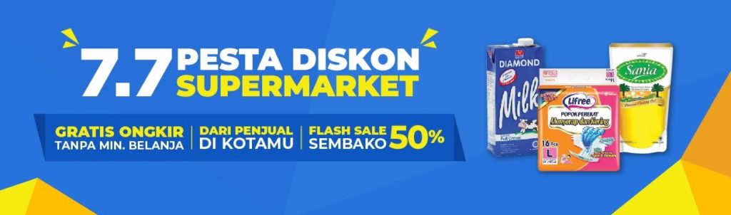 Mulai Hari Ini, Ada 7.7 Pesta Diskon Supermarket! Waktunya Belanja ...