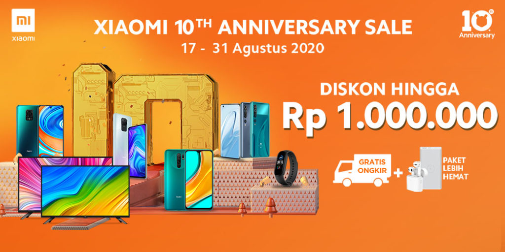 Xiaomi 10th Anniversary Sale, Rayakan dengan Promo Menarik Mulai dari ...