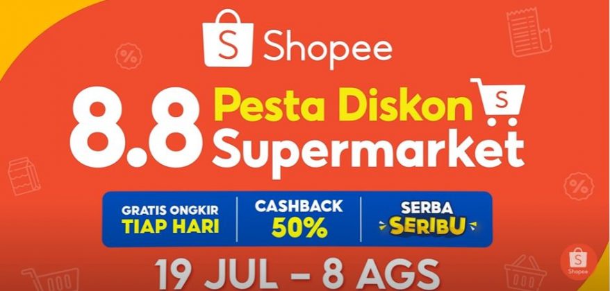 Daftar Promo Shopee 8.8 Pesta Diskon Supermarket, Apa Saja?