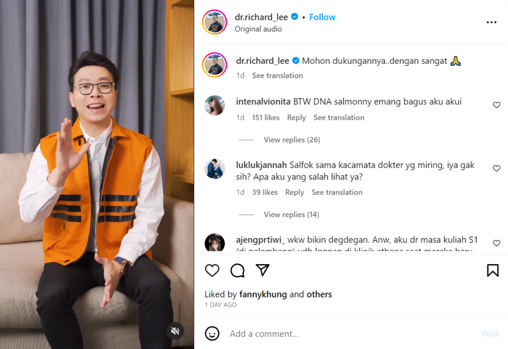 Perdana! dr. Richard Lee Pindah Lapak ke Shopee Live, Apa Alasannya? - Inspirasi Shopee