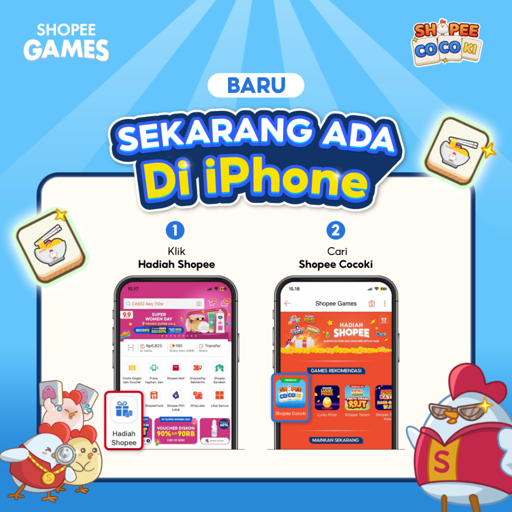 Asyik! Shopee Cocoki Akhirnya Launch di iOS, Ini Cara Main dan Strategi Rahasia yang Jarang ...